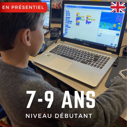 Ateliers codage informatique 7-9 ans anglais - Tech Kids Academy