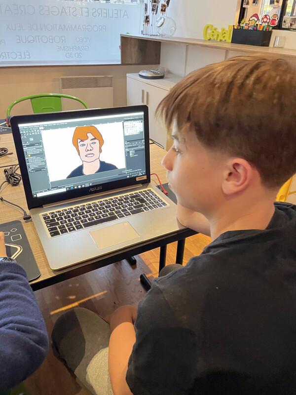 2024-2025 - 10-14 ans 2 - Graphisme avec Gimp - Tech Kids Academy